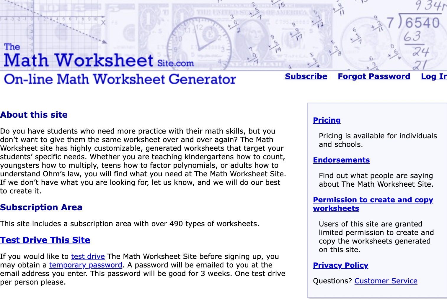 TheMathWorksheetSite Review August 2023 Update TopSchoolReviews